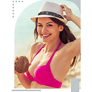 Crowye 4 Pcs Rhinestone Stretchable Hat Bands for Cowboy Women Panama Hat Belt Bling Western Hat Accessories Adjustable Hat Jewelry (Gold,Silver,Dazzling,Black)