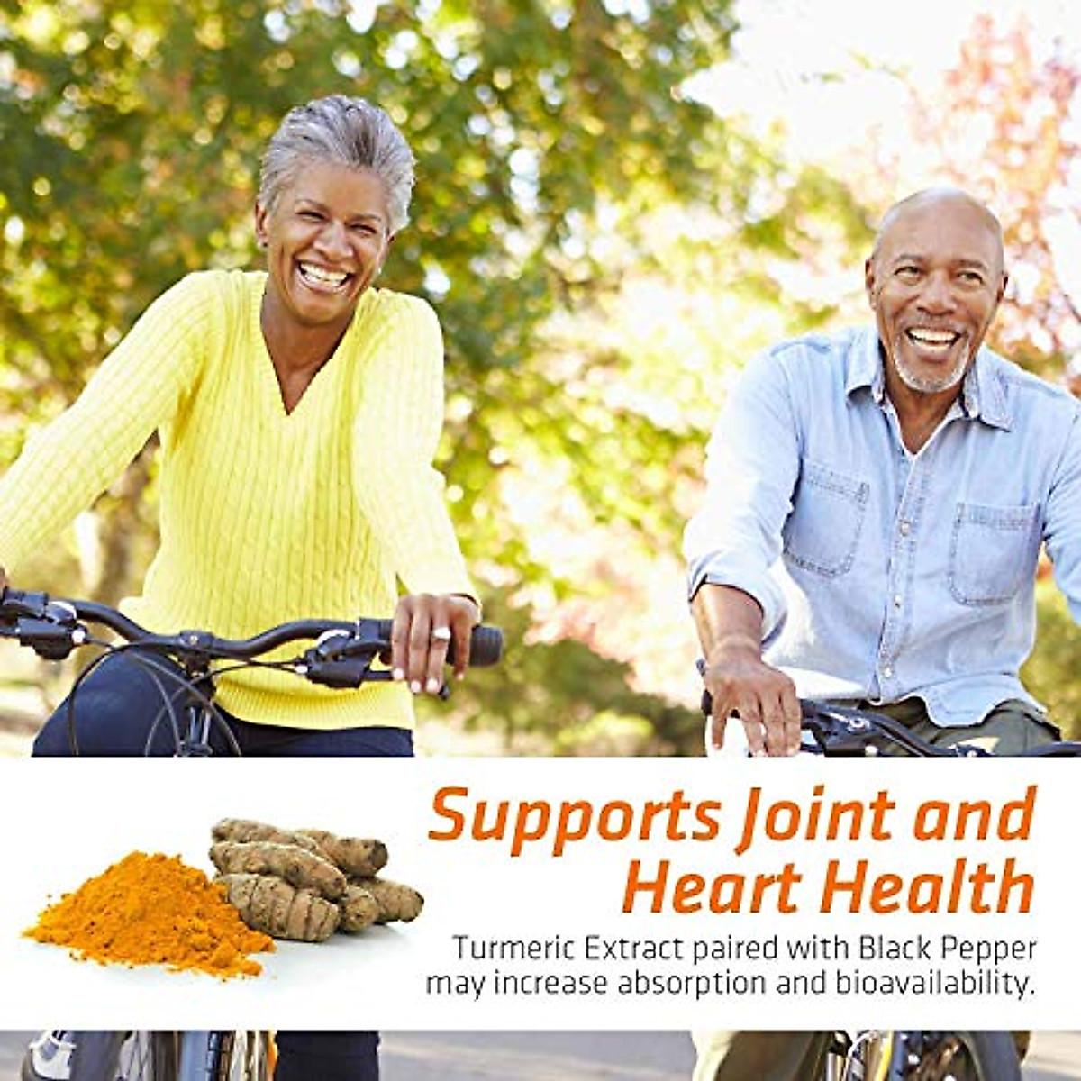 Turmeric Curcumin with BioPerine 95% Standardized Curcuminoids 1950mg - Black Pepper Extract for Max Absorption, Nature's Joint Support Supplement, Herbal Turmeric Pills, Vegan Non-GMO - 180 Capsules