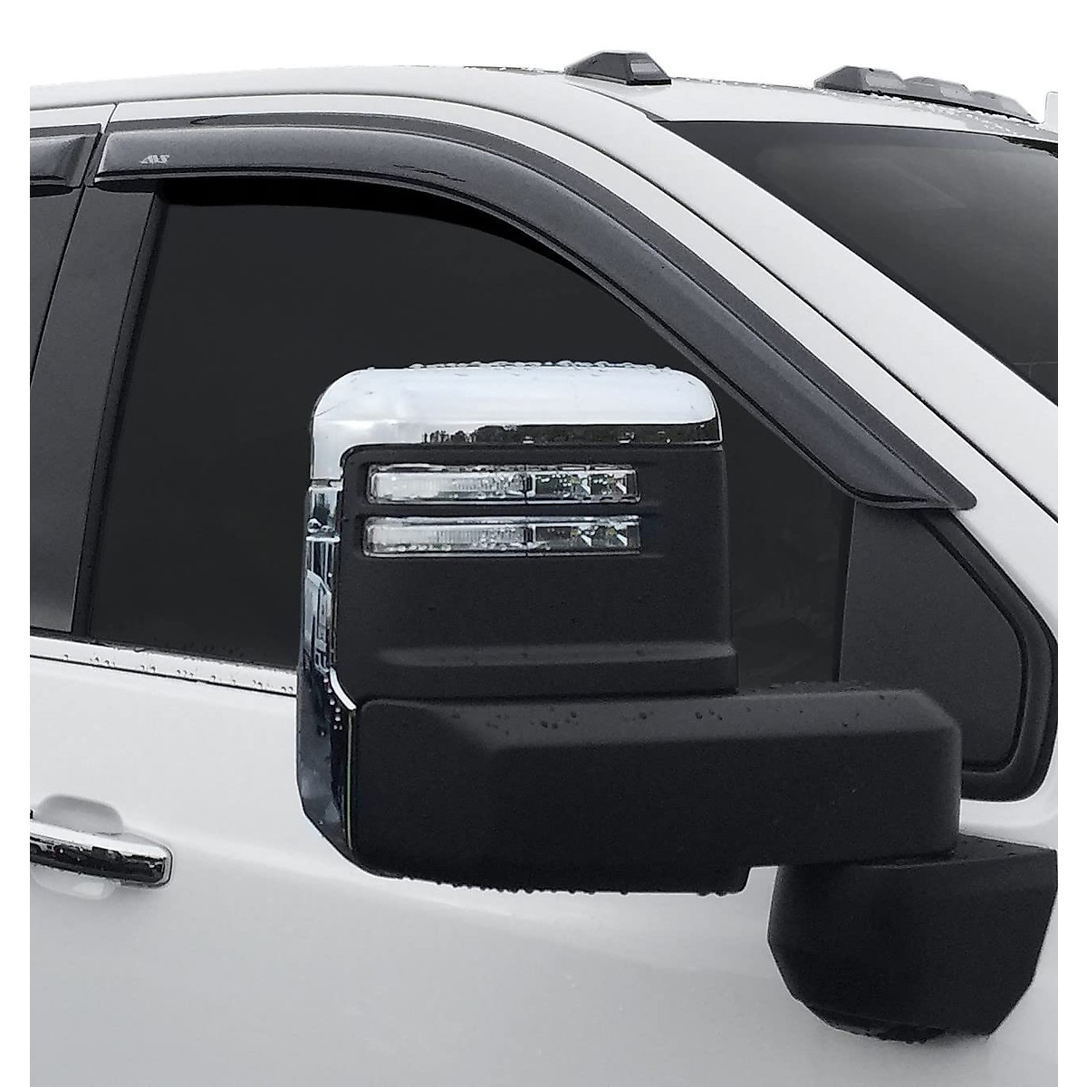 Auto Ventshade [AVS] Ventvisor / Rain Guards | Outside Mount, Smoke Color, 2 pc | 92754 | Fits 1997 - 1999 Ford F-250 Standard Cab, 1997 - 2003 Ford F-150 Standard Cab