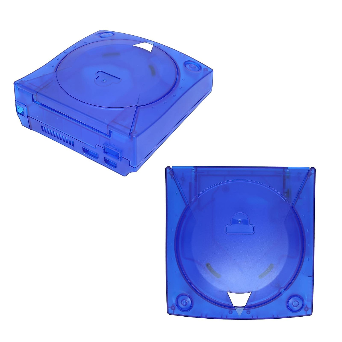Translucent Plastic, Scratch Resistant Blue Shock Absorption Plastic Housing Shell for SEGA Dreamcast DC