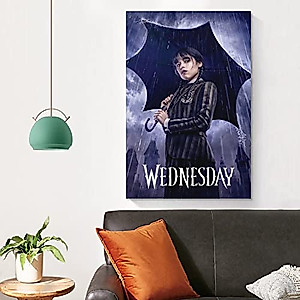 Gaobi Tv Series Wednesday Poster Canvas Art Poster And Wall Art Picture Print Modern Family Bedroom Decor Posters 12x18inch(30x45cm)