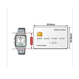 Casio General Men's Watches Digital-Analog Combination with 10 Year Battery Life AQ-230A-7BMQ - WW, White (AQ-230A-7B)