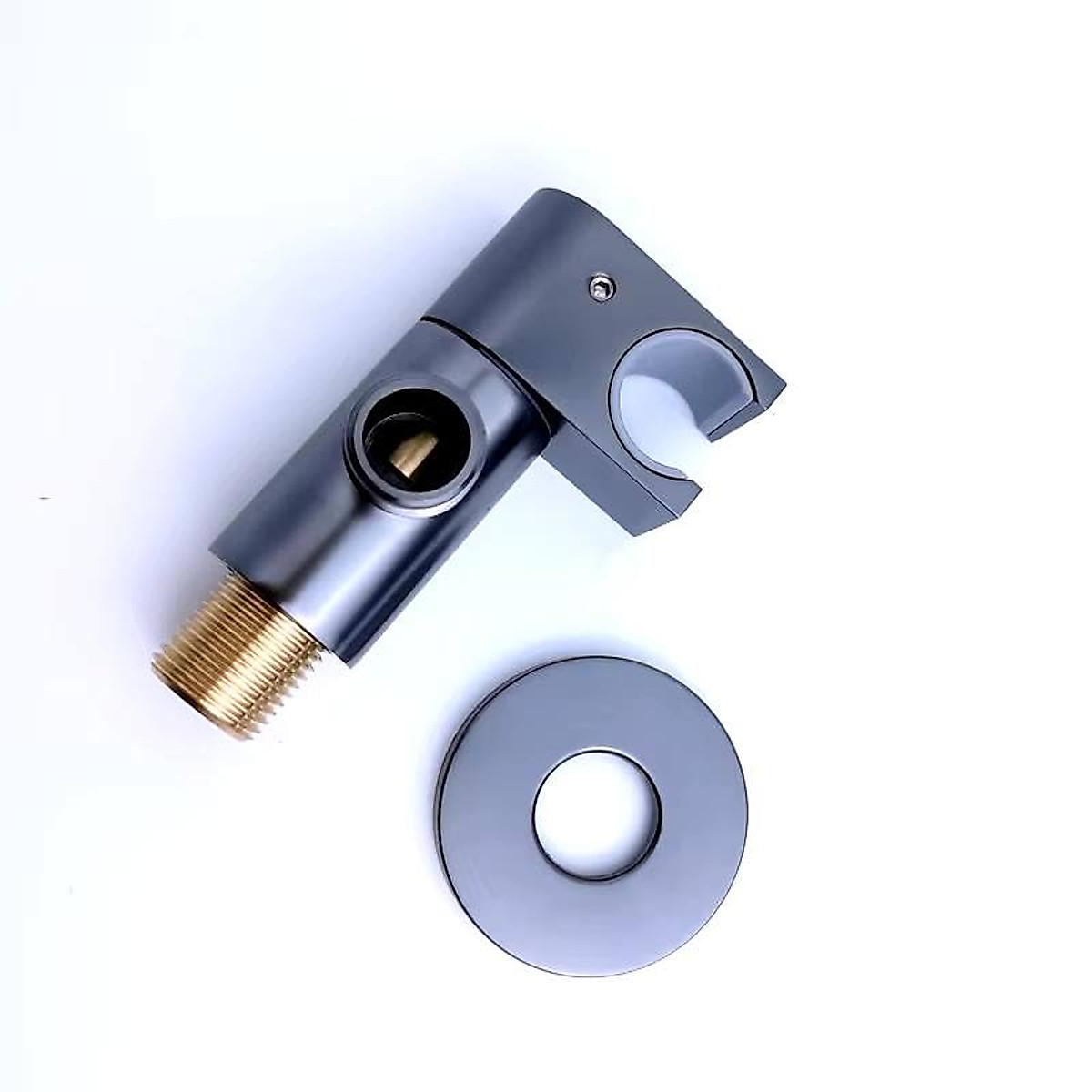 New Bidet Sprayer Set Solid Brass Body with Open and Close Switch ABS Plastic Bathroom Toilet Fixture (Black PVC Hose)