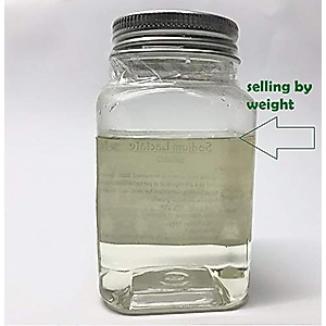 Sodium Lactate - for Broad Spectrum preservatives - Used in Cosmetics. Used as pH Regulator- Helps Reduce The Moisture Loss - 4 oz
