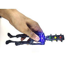 4pcs 9" Lignt Head Cake Topper SCP Foundation Centerpiece Toys Action Figure Blinker Light for Kids Children Birthday