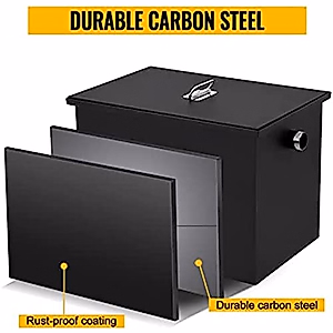 8-70 Pound Commercial Grease Trap Interceptor For Restaurant Under Sink Kitchen, 4-35 GPM,30 LB