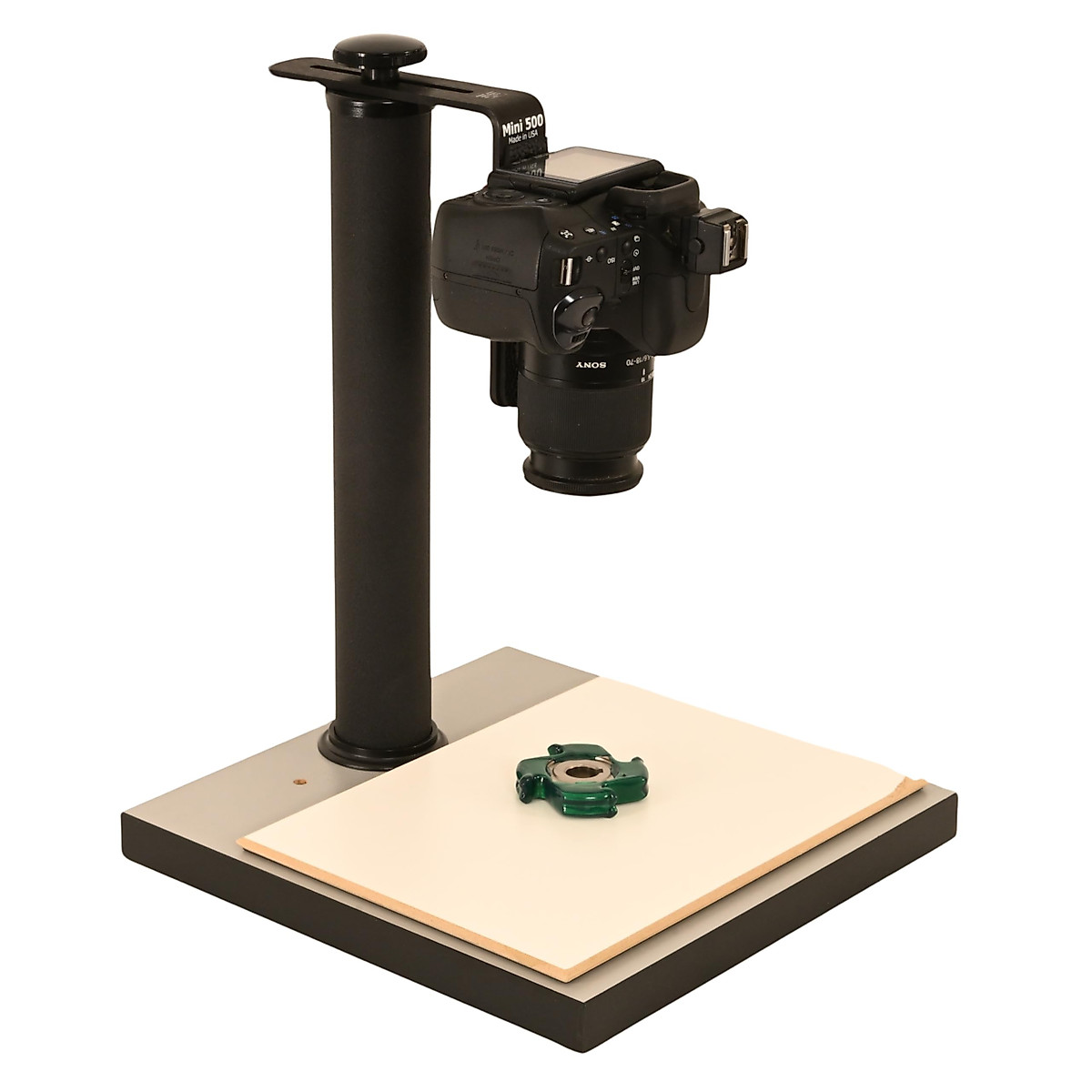 Cosmo COPY STAND, Mini 500, A Compact Tool for Digitizing Documents, Old Photos and Macro Photography with Your High-Pixel Camera Instead of scanning, with Floating Magnet, Made in USA
