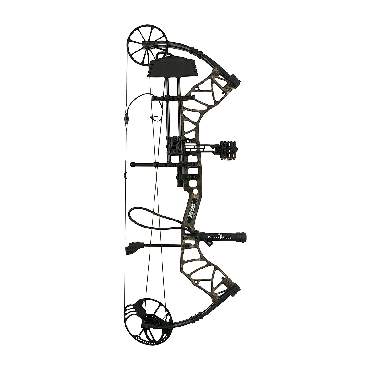 Bear Archery Species EV Ready to Hunt Adult Compound Bow Package, 70 lb. Draw Weight, Right Hand, True Timber Strata