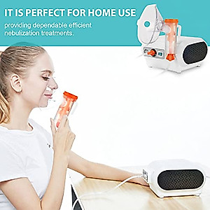 MAYLUCK Portable Compressor Nebulizer, Nebulizer Machine with 1 Set Accessory, Jet Nebulizers Personal Steam Inhaler Cool Mist Compressor System for Kids Adults