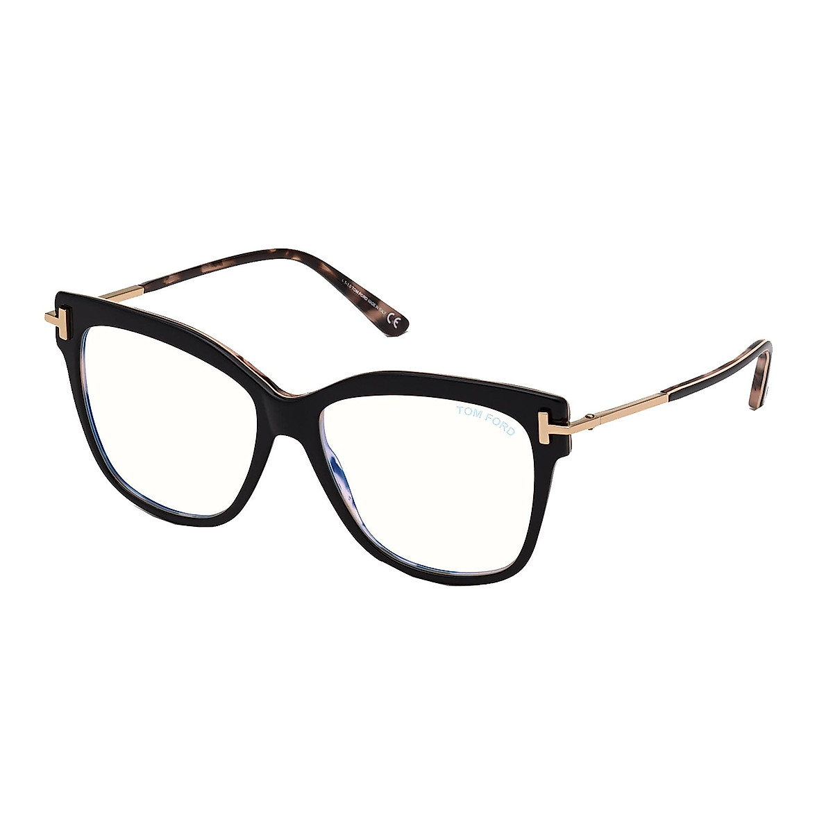 Tom Ford FT 5704-B BLUE BLOCK Black Havana/Blue Filter 54/15/140 women Eyewear Frame