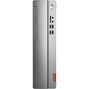IdeaPad [Windows 11 Home] Lenovo IdeaCentre Desktop | AMD A9-9425 Processor 3.10 GHz to 3.70 GHz | 16GB RAM | 1TB SSD | DVD-RW | Wi-Fi | Bluetooth | HDMI | Silver