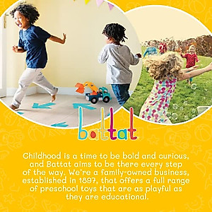 Battat Stacking Cups, Plastic Nesting Toys for Water and Sand, 18M Plus, 10 Pieces