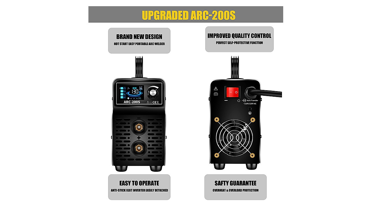 SSIMDER ARC200S 2 In 1 Welder - Portable & Versatile