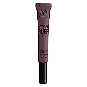 NYX PROFESSIONAL MAKEUP Powder Puff Lippie Lip Cream, Liquid Lipstick - Detention (Deep Plum)