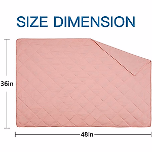 NexHome Weighted Blanket Kids 5lbs, 36x48 inches Toddler Heavy Blanket, Warming and Cooling Weighted Blanket for Boys and Girls, 100% Soft and Breathable Kids Weighted Blanket, Pink.