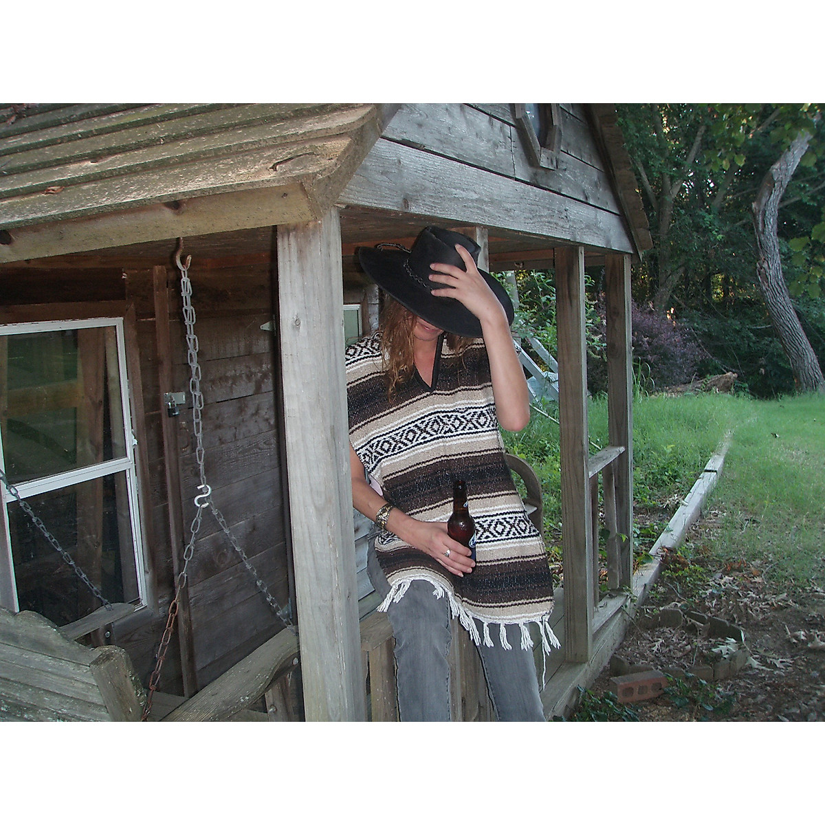 Sharpshooter High Plains Drifter Clint Eastwood Bounty Hunter Black Leather Hat