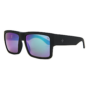 Cyrus Soft Matte Blk Happy Brnz Polar w/Green Spectra Mirror