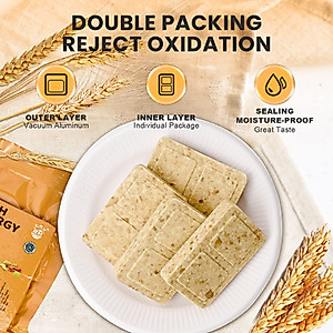 Emergency Food Ration Bars, Peanut Flavor Survival Tabs Supply for Outdoor Camping Emergency Snowstorm Earthquake Disaster Preparedness Kit With Long Self Life 12 Count