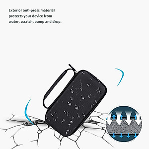 Aproca Hard Travel Storage Case,for Wahl Clipper Stainless Steel Lithium Ion Plus Beard Trimmer Hair Clippers Shavers 9818 / Braun MGK3060 Men's Beard Trimmer (Black)