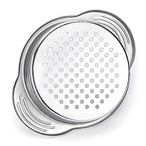 WishDirect Tuna Strainer Press, Tuna Can Strainer Food-Grade Stainless Steel Canning Colander for Regular-Size and Wide-Necked Tunas