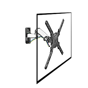 APAINI Spring Dual Arm 40-50" 8-16kg Full Motion Monitor Wall Bracket LCD Tv Mount Holder Support
