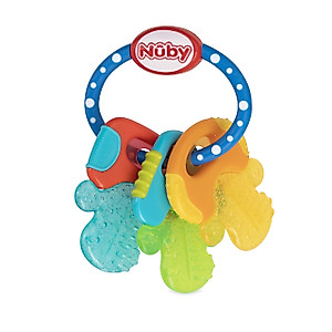 Nuby Ice Gel Teether Keys (2 Count Pink)