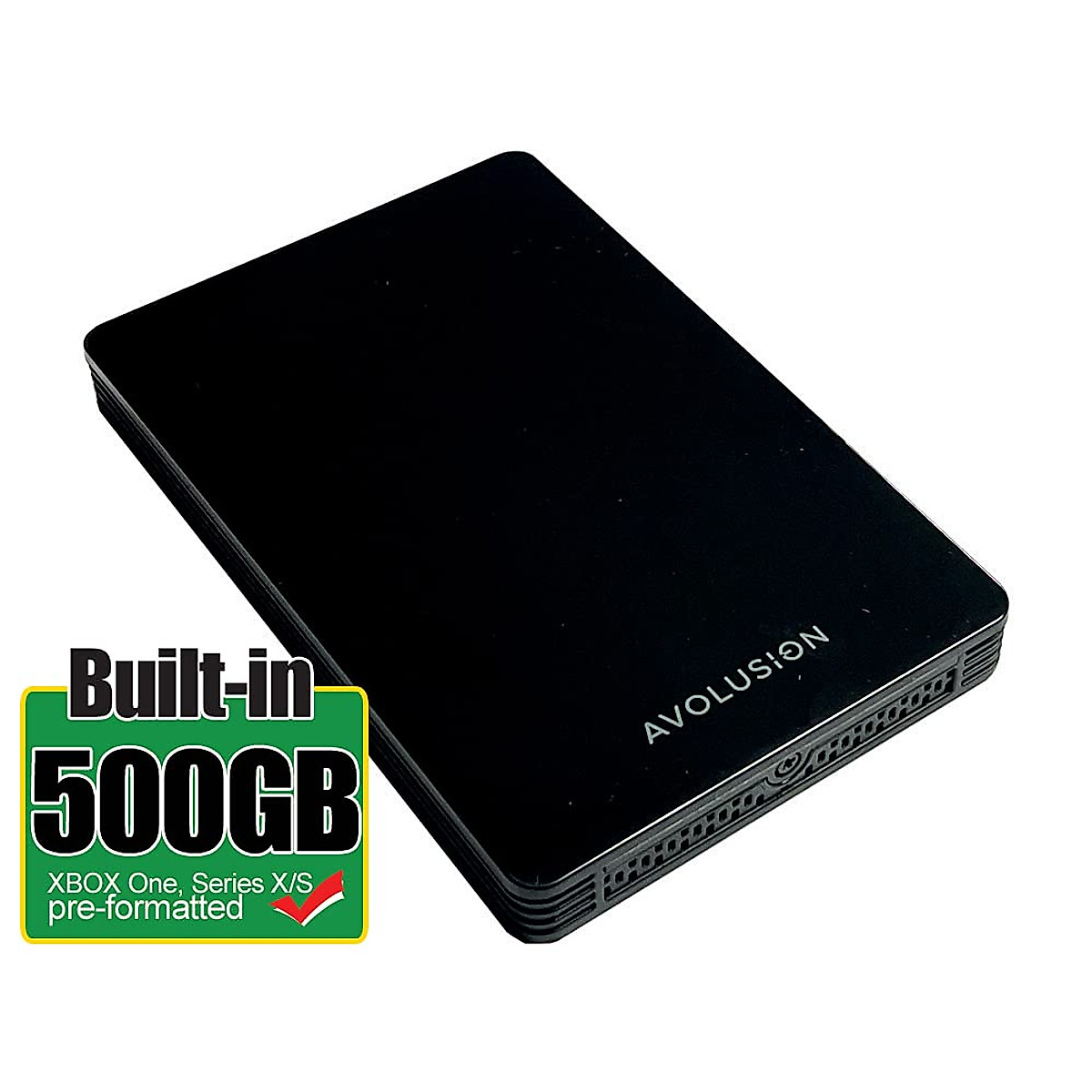 Avolusion HD250U3-Z1-PRO 500GB USB 3.0 Portable External Gaming Hard Drive (for Xbox One X, S & Series X|S - Pre-Formatted) - 2 Year Warranty (Renewed)