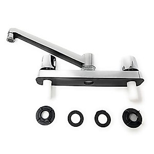 8" Faucet Sink ABS Plastic Chromed [PRO-1018] - Grifo de Plastico de Calidad para baño o cocina