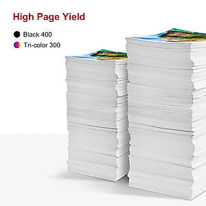 245XL Ink Cartridge High Yield Replacement for Canon Ink 245XL PG-245XL PG 245 Use with PIXMA MX492 MX490 MG2522 MG2920 MG2420 MG2520 MG2922 TS3100 TS3122 TS3320 TR4520 TR4522 Printers, 2 Black