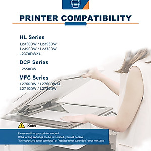 ANKINK TN760 Toner Cartridge Replacement for Brother TN-760 TN730 TN-730 for HL-L2350DW HL-L2395DW HL-L2390DW HL-L2370DW MFC-L2750DW MFC-L2710DW MFC-L2730DW DCP-L2550DW Laser Printer (4 Black)