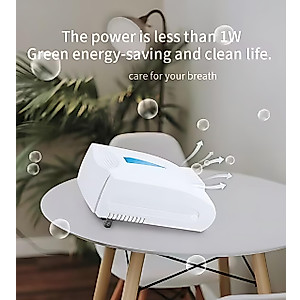 Ionizer Air Purifier,Plug In Air Purifier Ion, Protable and Quiet Plug-in Ionizer with Clear Negative Ion Wind Output, Automatic Release of Anions,Easy to Usefor Home and Office Use.