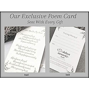 for Loved Ones in Heaven Sympathy Gift Heart Blanket Send Memorial Remembrance Loss of Loved One When Someone Passes Away Express Condolences to Grieving Inspirational Poem Card Included