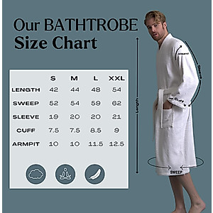 Soft Touch Linen Men's Robe, Turkish Terry Bathrobe, 100% Cotton Kimono Spa Bathrobe