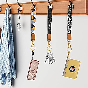 POPLOPP Wrist Lanyard for Keys, Durable Keychain Wristlet for Women Men, Cute Key Chains Strap for Car Keys, ID Holder, Wallet