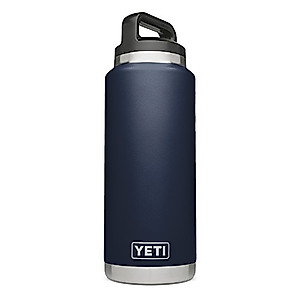 YETI Rambler 36 oz Vacuum Insulated Stainless Steel Bottle with TripleHaul Cap, Navy