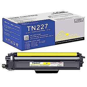 1 Pack TN227 Yellow Toner Cartridge High Yield Compatible TN227 Replacement for Brother MFC-L3770CDW L3710CW L3750CDW HL-3210CW 3270CDW 3290CDW DCP-L3510CDW L3550CDW Printer