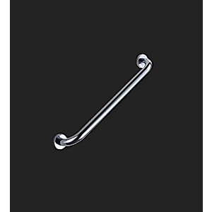 CRODY Bath Wall Attachment Handrails Grab Bar Rails Bathroom Grab Bar Armrest, Shower Handrails Towel Rack, Bathtub Disabled Auxiliary Skid Handles Copper Chrome Safety Support Rails for Family Pre/40