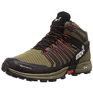 Inov-8 Men's Roclite 345 GTX Hiking-Boots, Brown/Red, 8.5