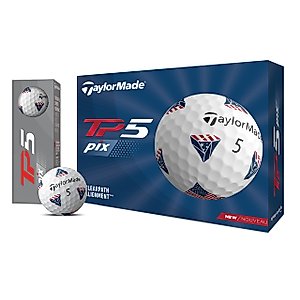 TaylorMade 2021 TP5 Pix USA Golf Balls