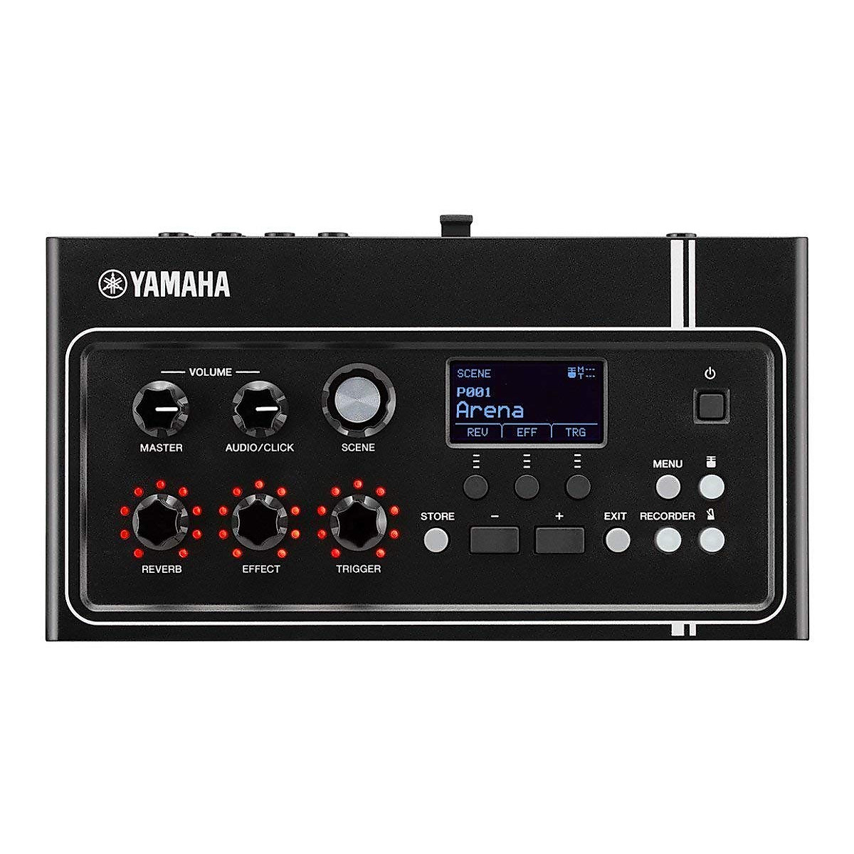 Yamaha EAD10 Electronic Acoustic Drum Module with Acoustic Drum Microphone System, Interconnect Cables and Power Supply with Yamaha DT-50S Dual-zone Snare/Tom Trigger with Die-cast Metal Housing