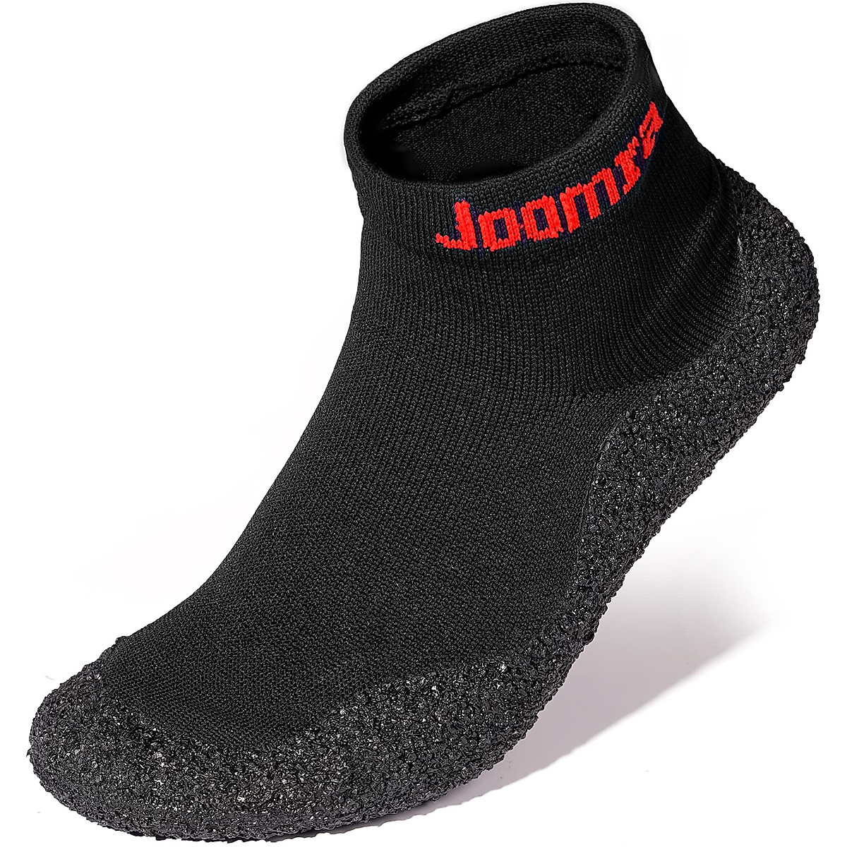 Joomra Minimalist Yoga Shoes Running Size 8 Women with Grippers Gym Breathable Soft Barre Athletic Whitin Sockshoes Men Water Aqua Sneakers Lightweight Trekking Sneaker Black