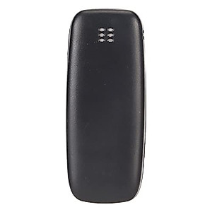 Dpofirs 2023 New 2G Mobile Phone for Seniors, Kids Cellphone Dual SIM Card Unlocked, Worlds Smallest Phone, 380mah Battery for 20 Hours Standby,GSM 2G 850 900 1800 1900MHZ (Black Gold)