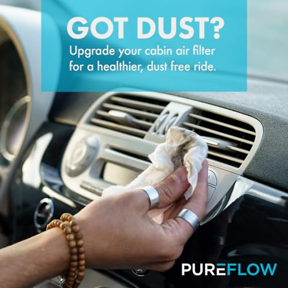 Pureflow Cabin Air Filter PC5840X | Fits 2016 Volvo S60 Cross Country, 2015-13 XC70, 2014 XC90