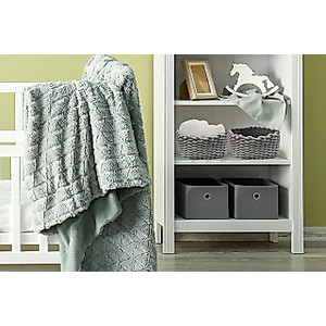 Stor-All Cotton Woven Baskets for Organizing, Storage Baskets for Shelves, Woven Baskets for Storage, Small Laundry Baskets, 3 pack (White)