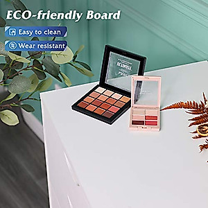 DEVAISE 7 Drawer Dresser, Storage Cabinet for Makeup, Tall Chest of Drawers for Closet and Bedroom, White