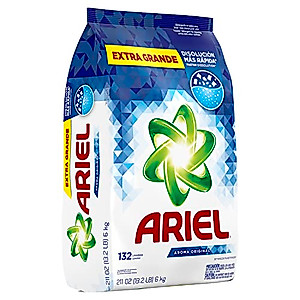 Ariel Powder Laundry Detergent, Original Scent, 211 ounces 42 Loads