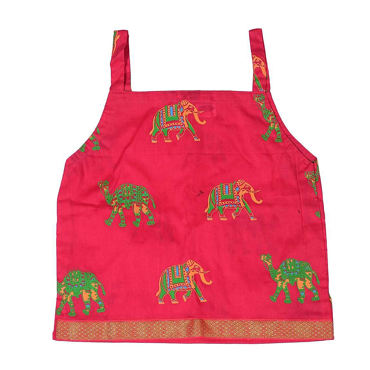 Chandrakala Kids Holi Special Eid Gifts, Lehenga Choli Set for Girls, Pink,5-7 Years (KL102MAG4)