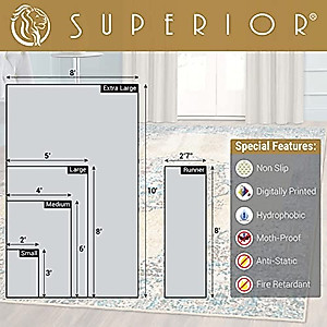 Superior Deck-Nylon-Parent Area Rug, 2 ft x 3 ft, Cream