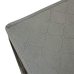 My Home Bedding Away Storage Bag for Blankets, Quilts-15" x 23", Gray