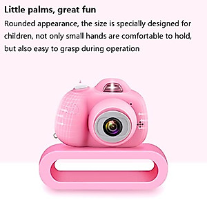 LINXHE Kids Digital Camera for Boys & Girls - 2.0 Inch Selfie Camera for Kids, 1080P FHD Rechargeable Children Video Camera for Christmas New Year Gift (Color : Pink)